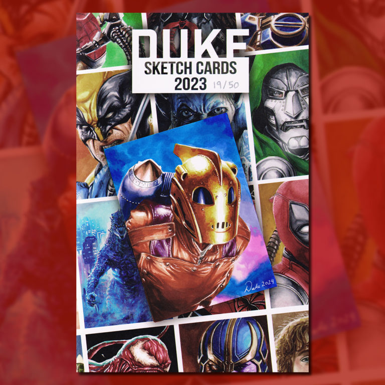 Duke Sketch Card Art Book 2023 19/50 – Duke Comic Art