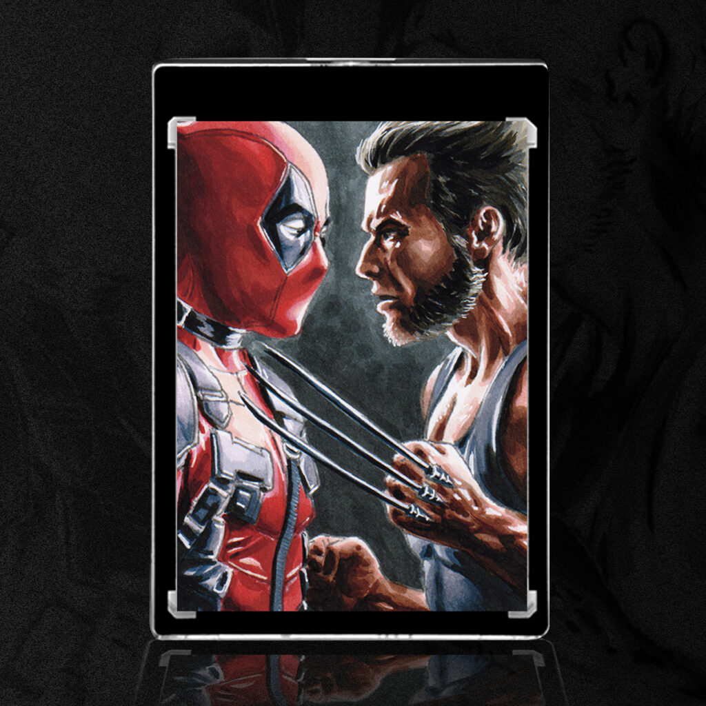 Deadpool Wolverine Sketch Card – Duke Comic Art
