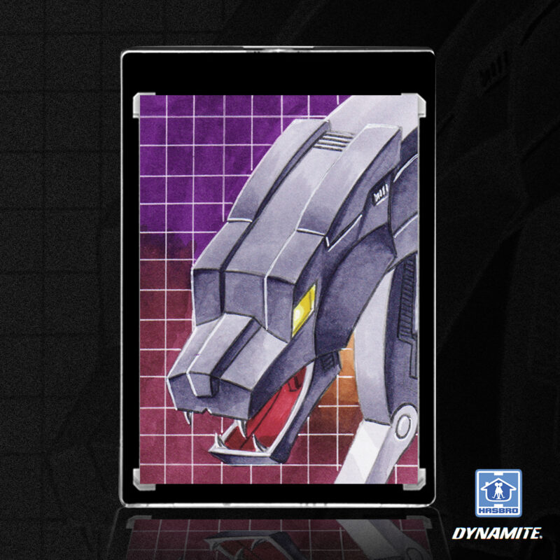 Ravage Decepticons Transformers Sketch Card – Duke Comic Art