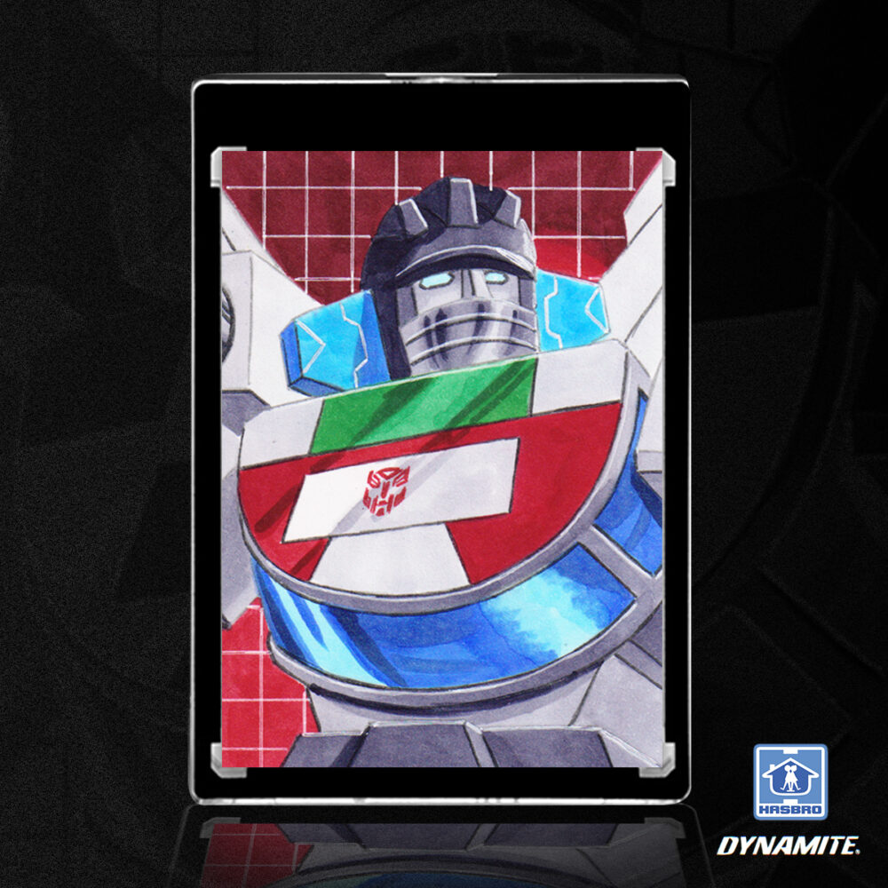 Wheeljack Autobots Transformers Sketch Card – Duke Comic Art