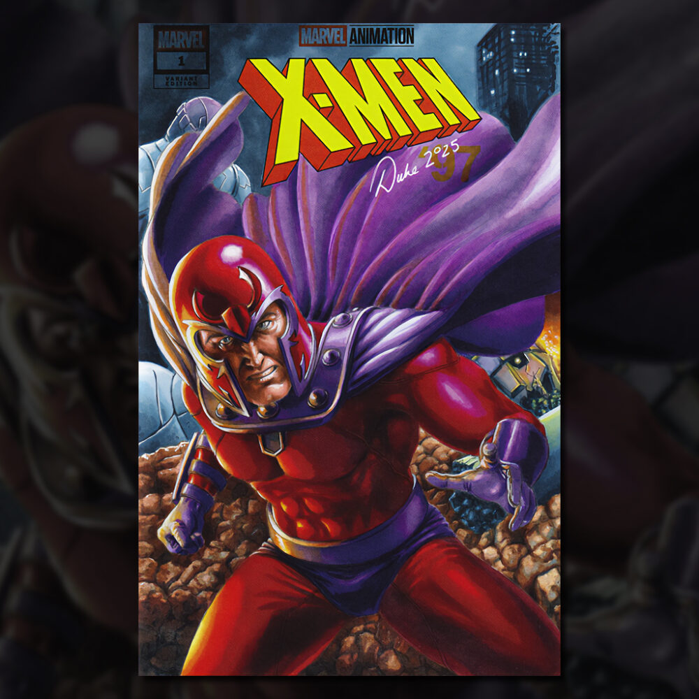 Magneto Sketch Cover – Duke Comic Art